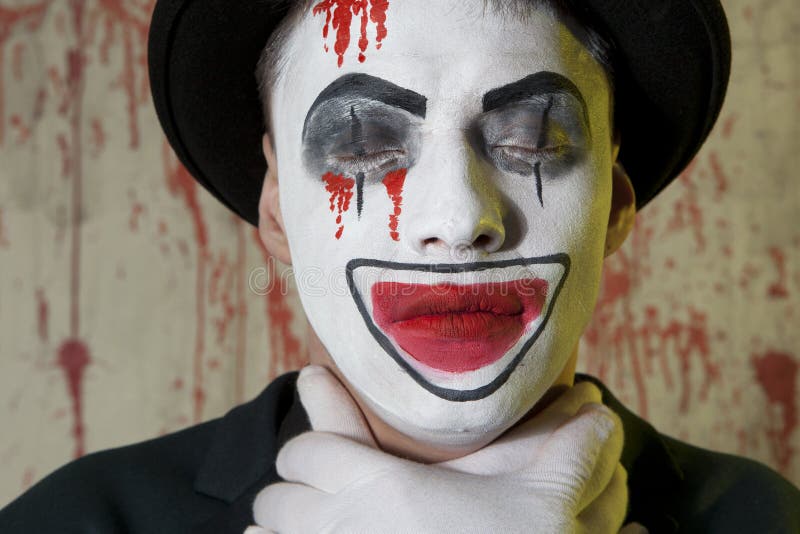 Evil Mime Makeup
