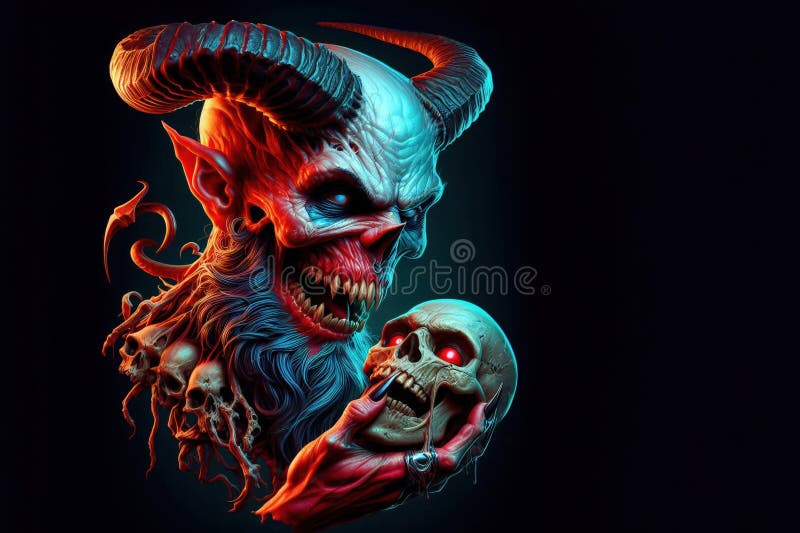 The Evil and Cruel Devil Rules in His Kingdom, Crying and Groaning and ...