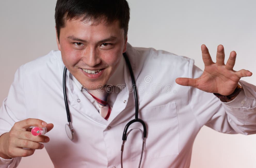 An evil doctor stock photo. Image of person, healthcare - 25768950