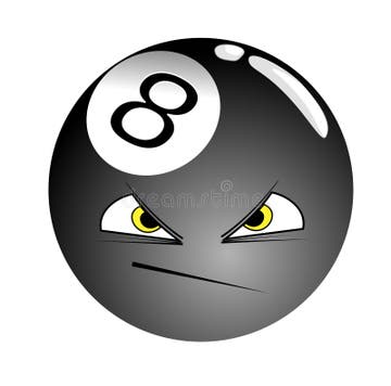 Eight Ball Face Stock Illustrations – 276 Eight Ball Face Stock ...