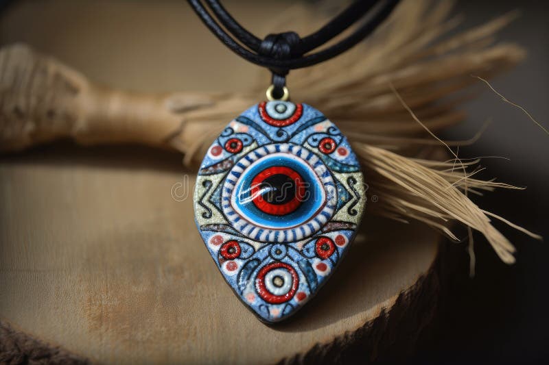 Evil Eye Amulet, with Intricate Patterns and Colors, Bringing ...