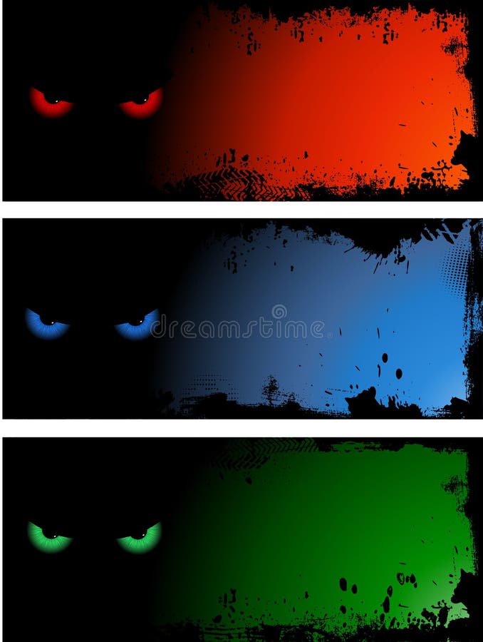 Evil eyes stock vector. Illustration of abstract, vector - 10287817