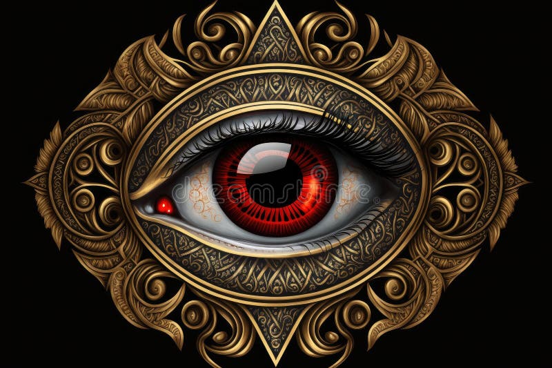 Evil Eye Gold Stock Illustrations – 465 Evil Eye Gold Stock ...
