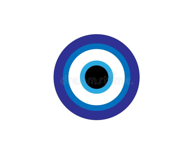 Turkish Evil Eye Symbol - the Nazar Boncuk Charm Symbol in Hand/drawn ...