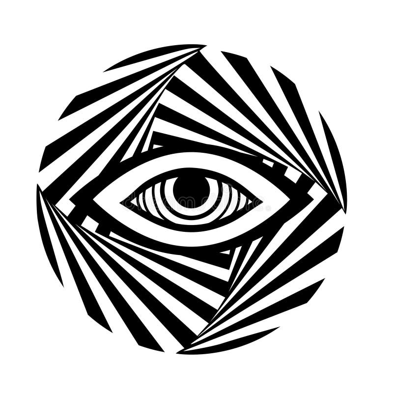 Evil Eye. Eye of Providence. Boho Vector Illustration. Magic Celestial ...