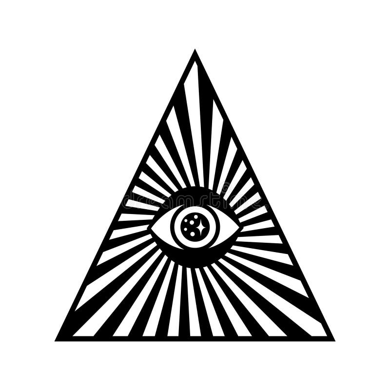 Evil Eye. Eye of Providence. Boho Vector Illustration. Magic Celestial ...