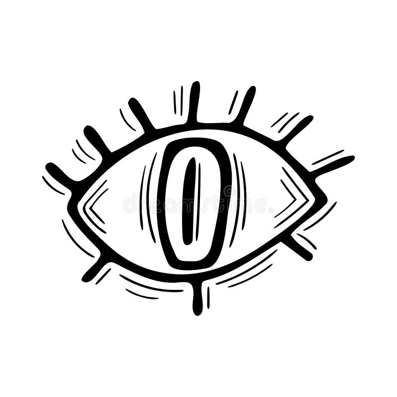 Evil Eye Symbol Drawing