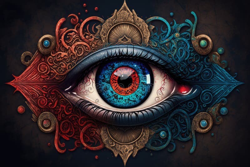 Evil Eye Colors Stock Illustrations – 579 Evil Eye Colors Stock ...