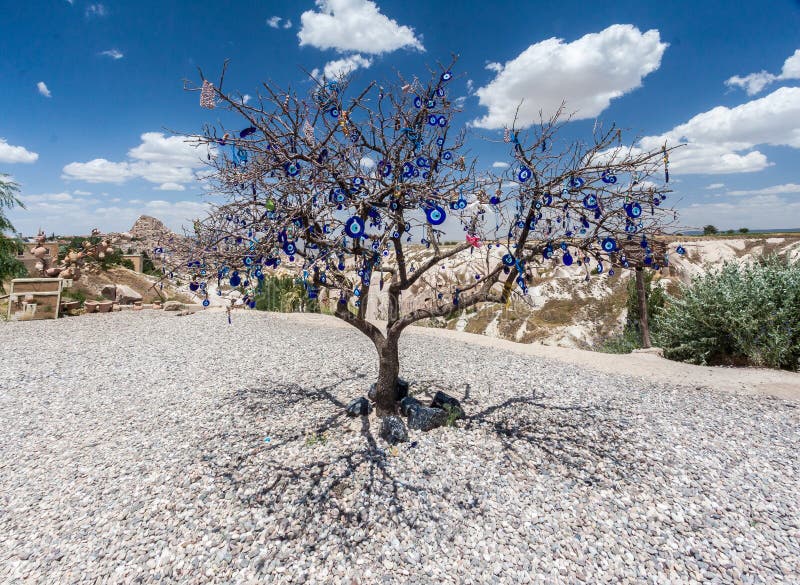 Evil Eye Tree Cappadocia Turkey Editorial Photography - Image of ...