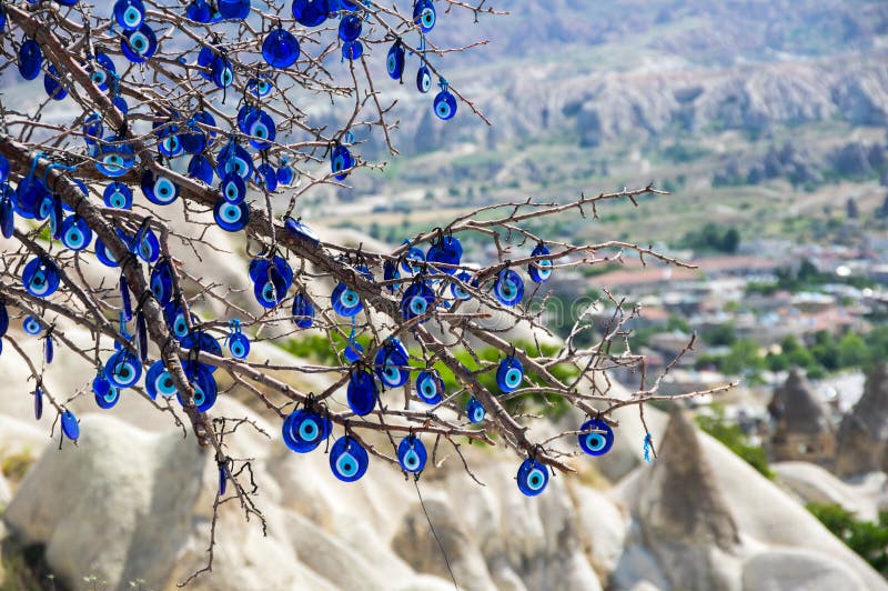 Evil eye on tree stock image. Image of anatolia, branch - 74023887