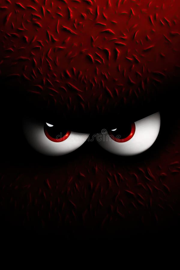 Evil Eyes. Cartoon Character Design Stock Photo - Image of sadness ...
