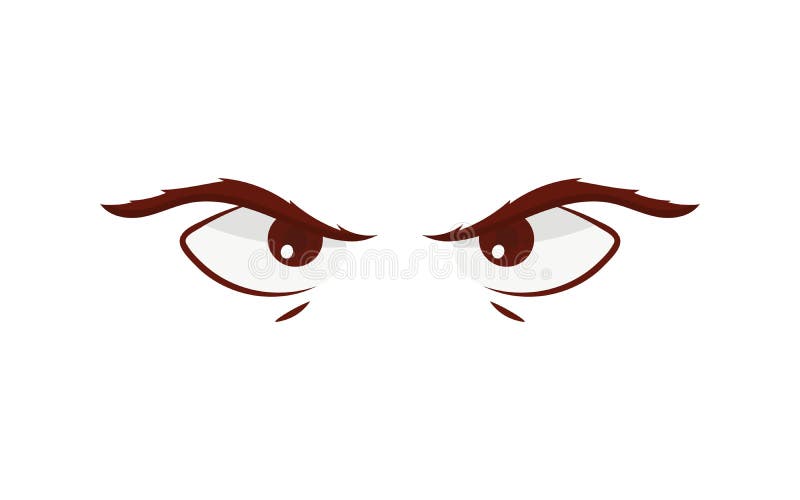 Evil Eyebrows Stock Illustrations – 250 Evil Eyebrows Stock ...