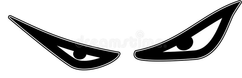 Evil Eyes Vector stock vector. Illustration of spooky - 152862778