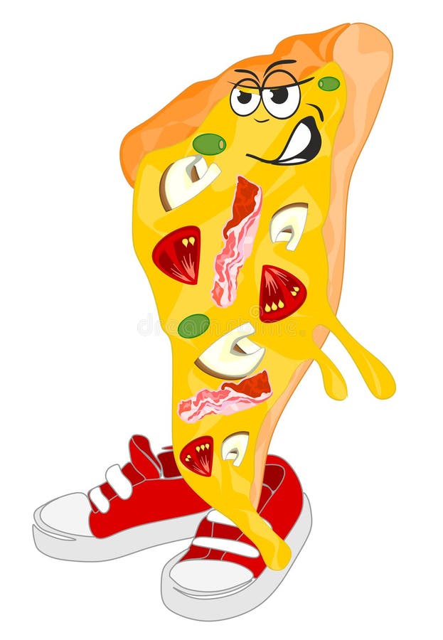 Angry Pizza Face Stock Illustrations – 149 Angry Pizza Face Stock ...