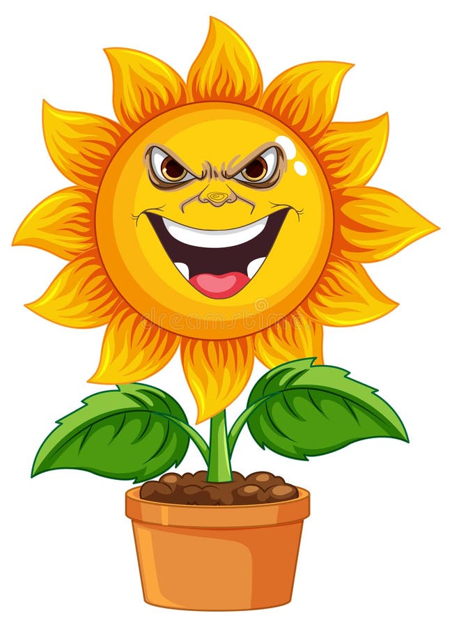 Expression Sunflower Stock Illustrations – 894 Expression Sunflower ...