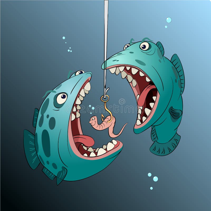 Evil Fish Sceleton Collection Stock Vector - Illustration of collection ...