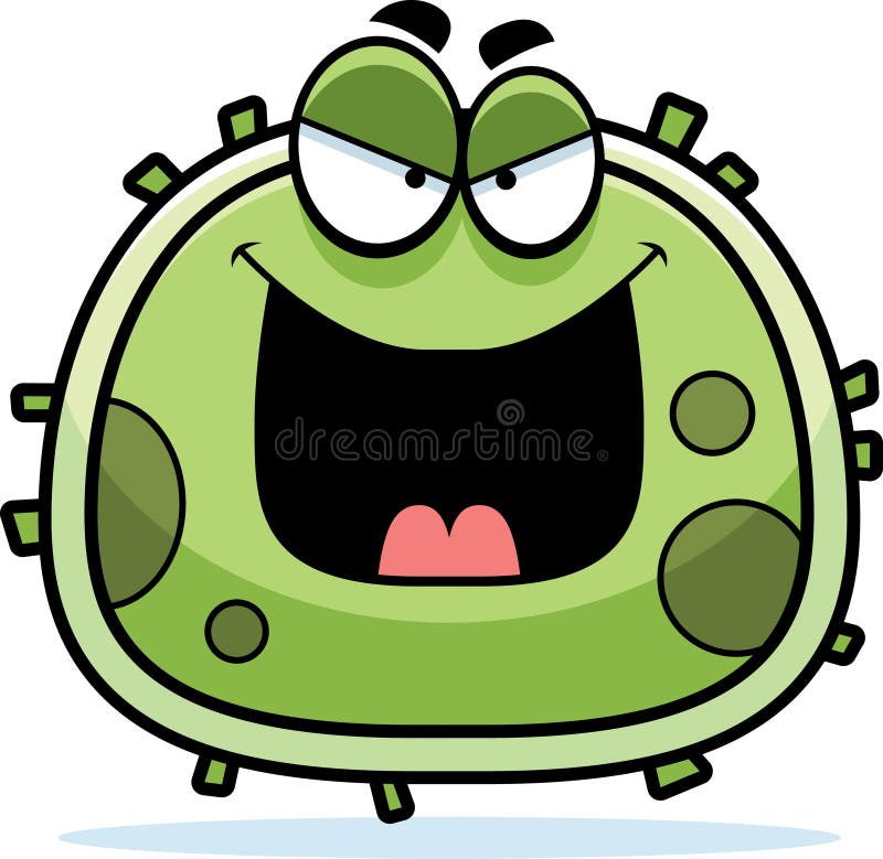 Happy Germ Microbe stock vector. Illustration of microorganism - 47776900