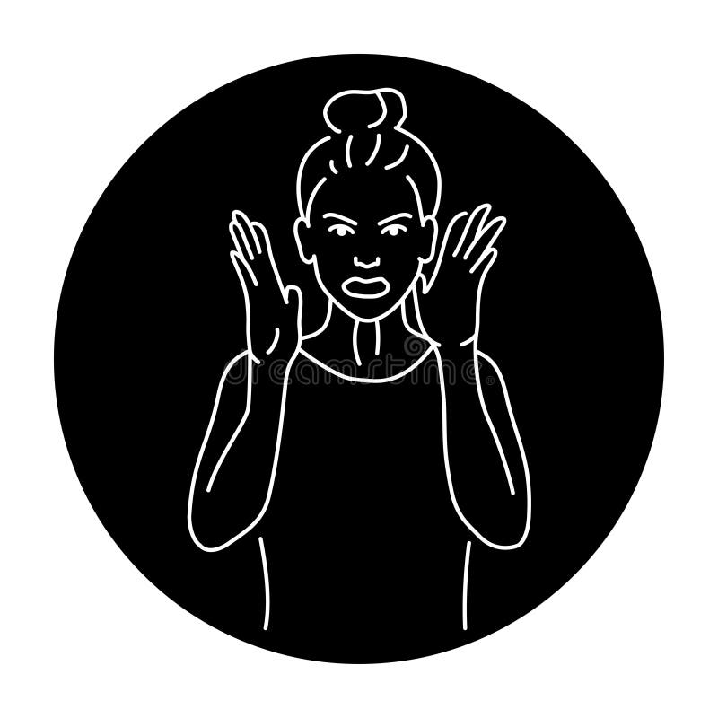 Evil Girl Face Drawing