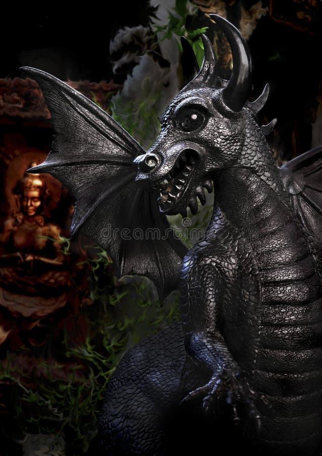 Evil and gods stock photo. Image of tale, sculpture, horn - 11924996