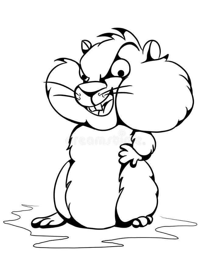 Evil hamster stock vector. Illustration of rodent, hamster - 27054983