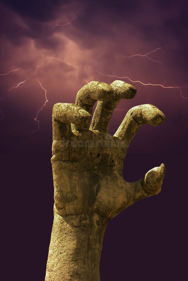 Evil hand stock image. Image of light, broken, halloween - 45934785