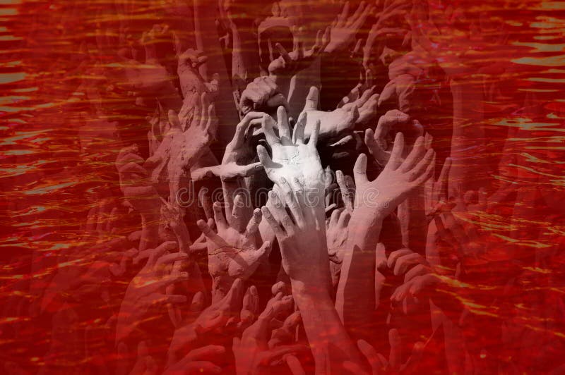 Hands From Hell stock image. Image of charity, chiang - 23121173