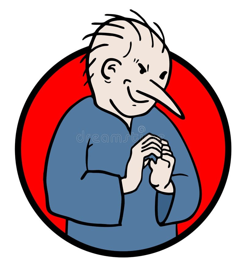 Plotting man stock vector. Illustration of witty, cartoon - 31748156