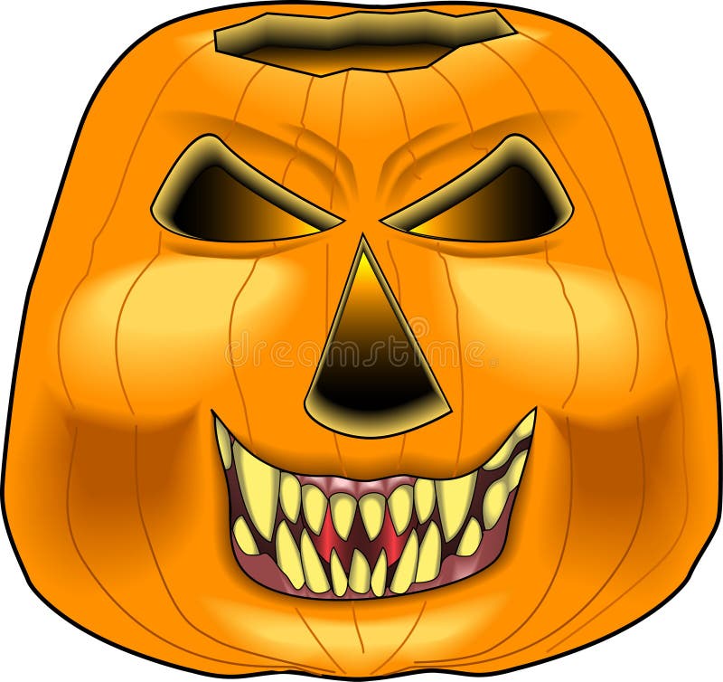 Evil_jack stock vector. Illustration of face, gourd, autumn - 2953879