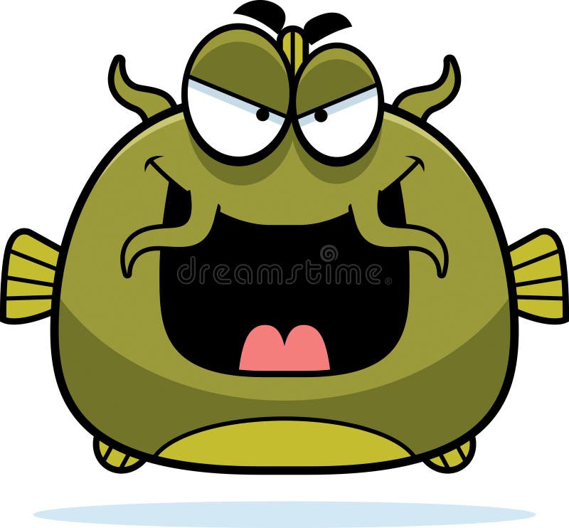 Evil Little Fish stock vector. Illustration of animal - 47412139