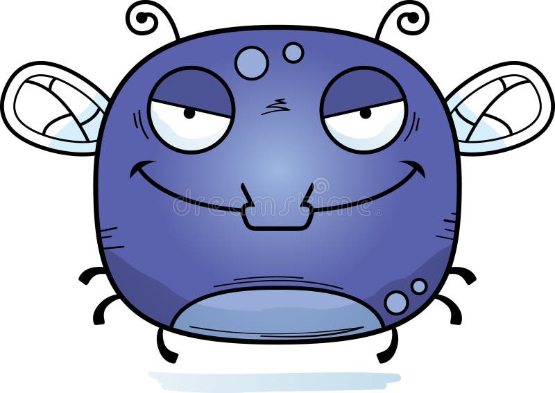 Evil Little Fly stock vector. Illustration of sinister - 115895681