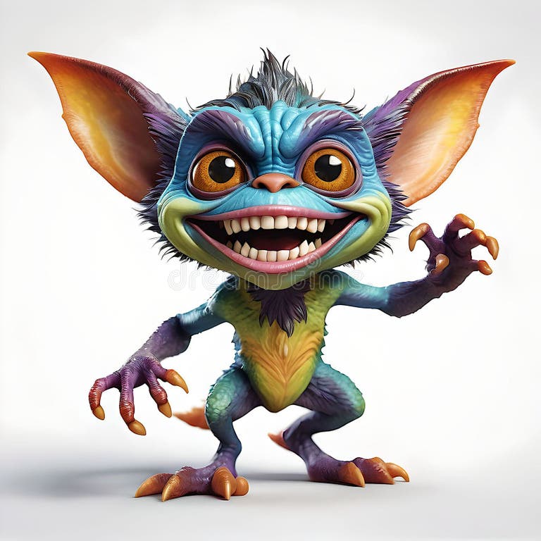 An Evil Little Gremlin.Imaginary Creature that Some Say is the Cause of ...