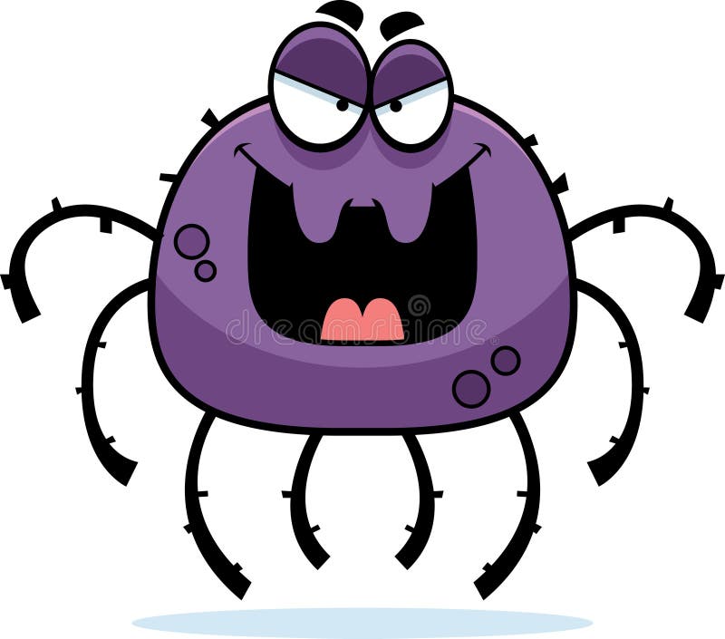 Evil Little Spider stock vector. Illustration of clip - 47091048