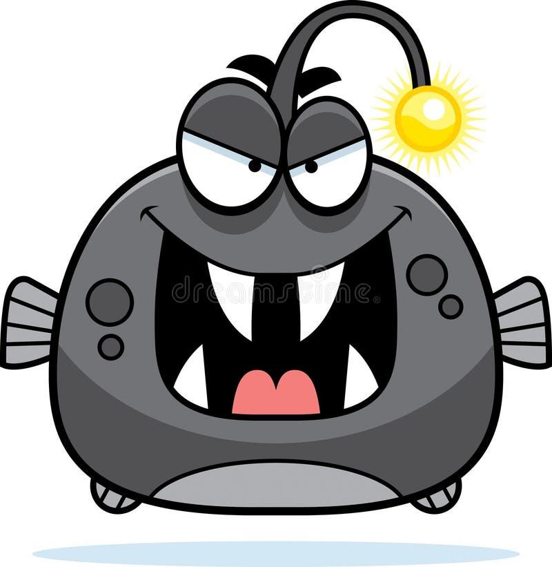Evil Little Fish stock vector. Illustration of animal - 47412139