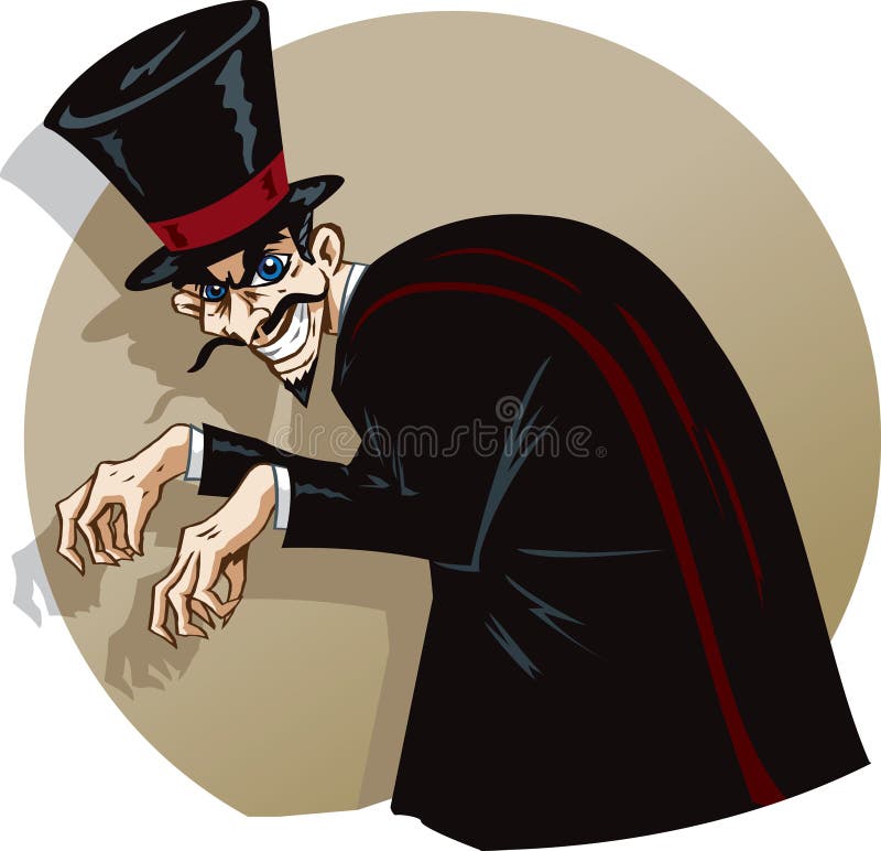 Evil genius stock vector. Illustration of cartoon, talking - 14351240