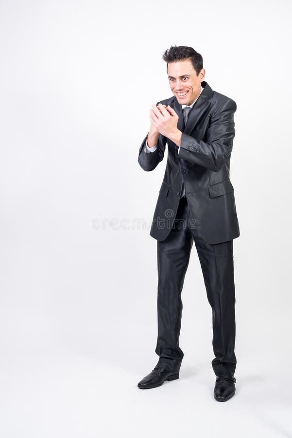 Evil man in suit stock photo. Image of plotting, suit - 178600658