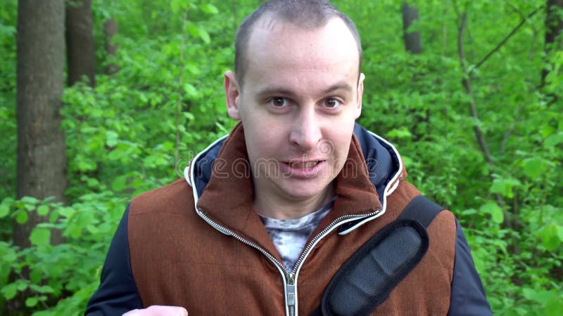 An Evil Man Very Angry, Looking at the Camera Stock Video - Video of ...