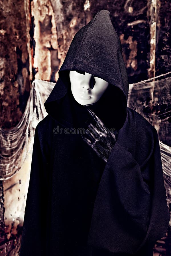 Evil mask stock photo. Image of dead, fantasy, cape, holiday - 25742748