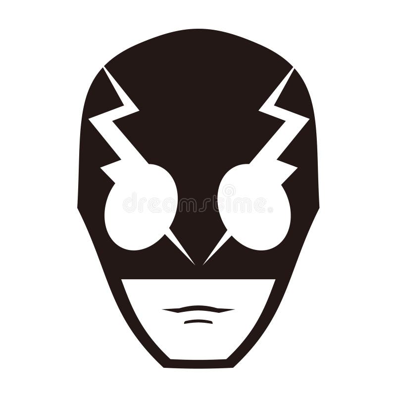 Evil Mask. Vector Illustration Decorative Design Stock Vector ...