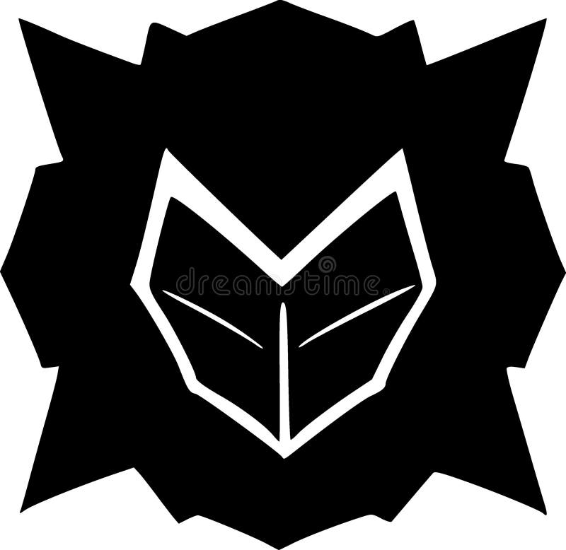 Evil Monster Cartoon Halloween Icon in Solid Style Stock Illustration ...