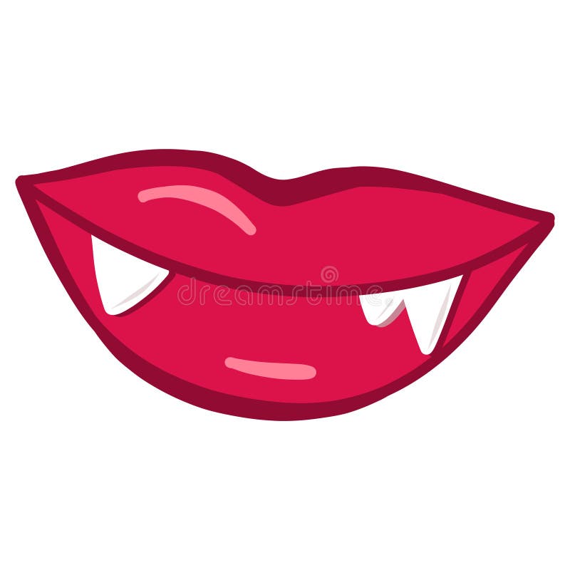 Evil Mouth Expression stock vector. Illustration of female - 245690970