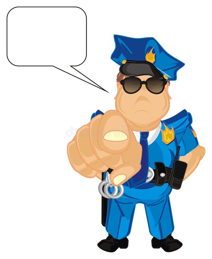 Angry Policeman Stock Illustrations – 656 Angry Policeman Stock ...