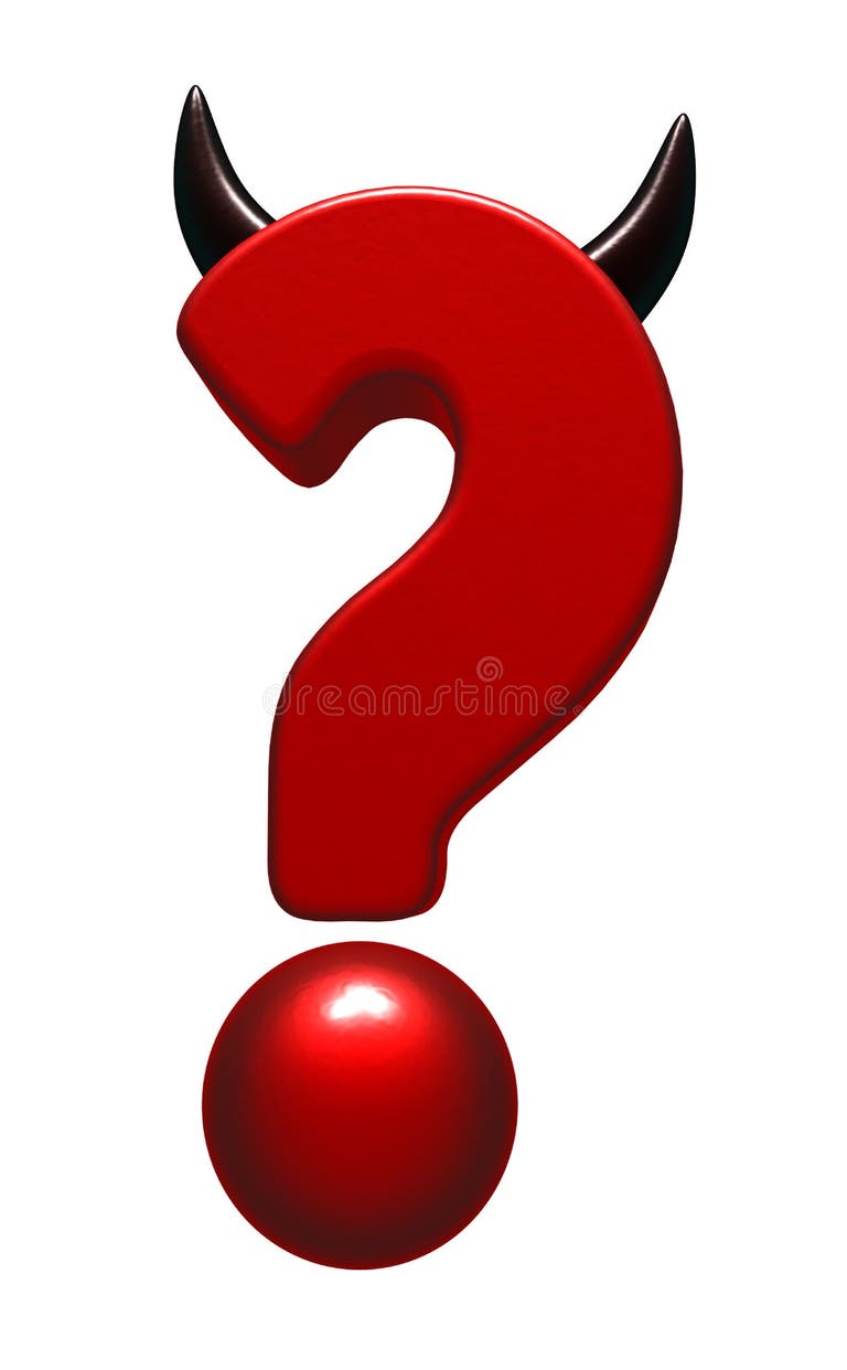 Evil Question Mark Stock Illustrations – 88 Evil Question Mark Stock ...
