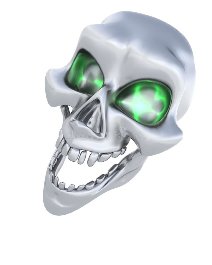 Evil Skull Face stock illustration. Illustration of skull - 10441962