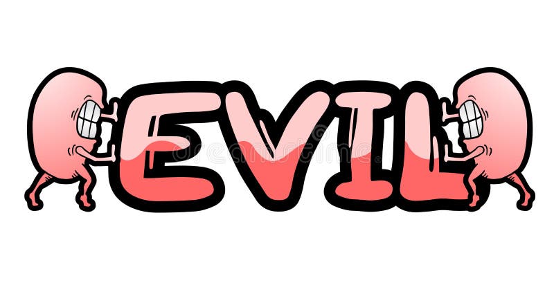 Evil small stock vector. Illustration of negative, evil - 257469572