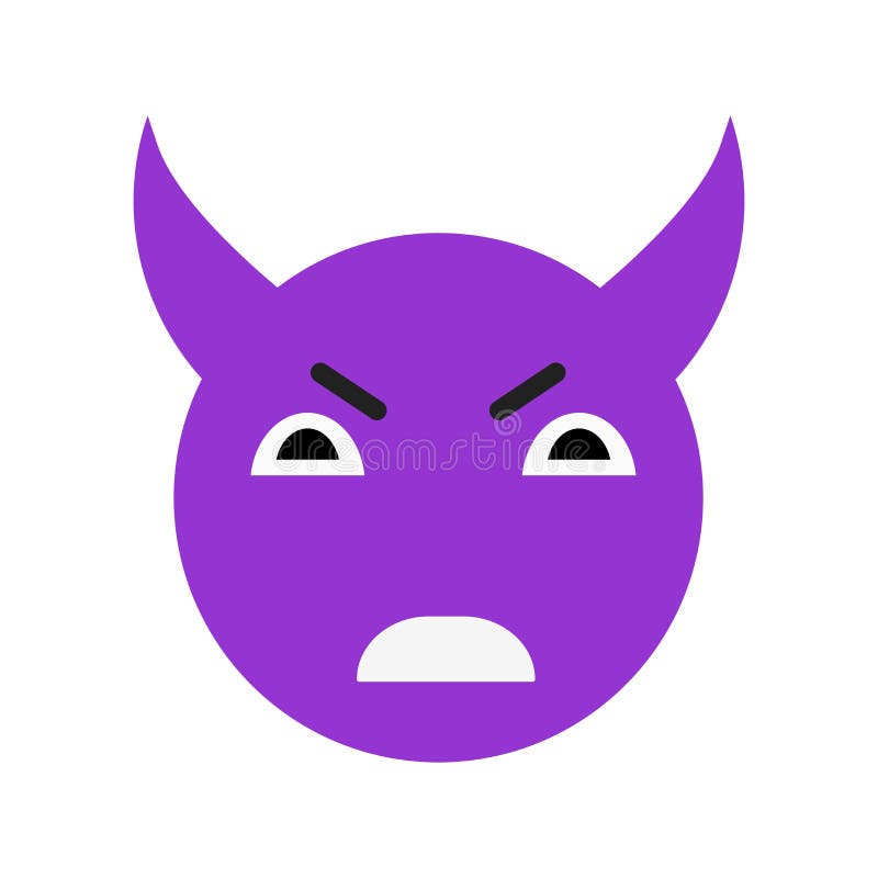 Evil Smile Icon Vector Sign and Symbol Isolated on White Background ...