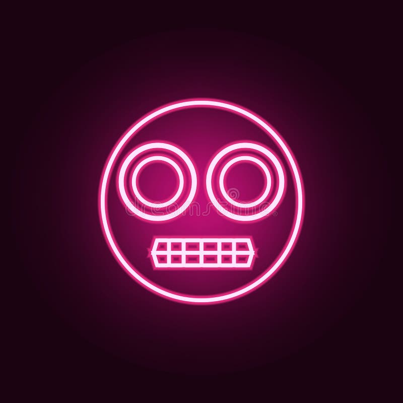 Evil Smiley Badge Color Set. Simple Glyph, Flat Vector of Web Icons for ...