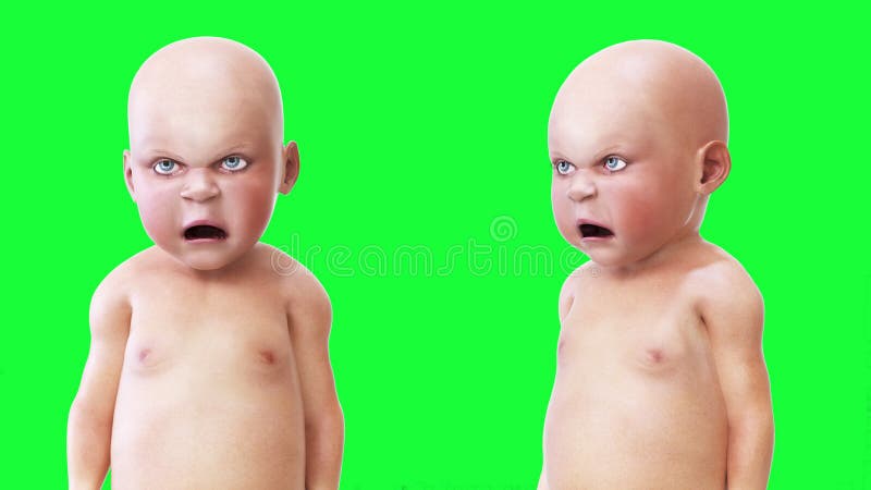 Evil baby stock vector. Illustration of devil, haunted - 10436729