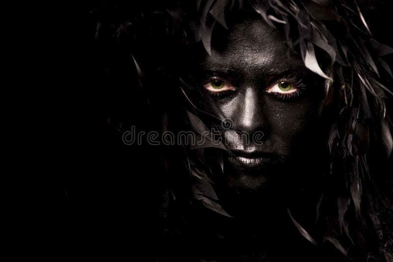 Evil spirit stock image. Image of green, beautiful, fantasy - 22305199