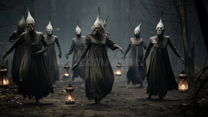 Evil Spirits and Evil Spirits in the Dark Stock Image - Image of alien ...