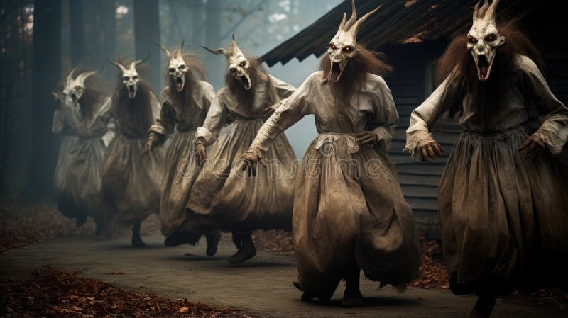 Evil Spirits and Evil Spirits in the Dark Stock Photo - Image of ...